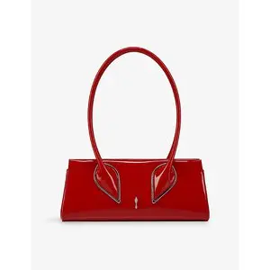 CHRISTIAN LOUBOUTIN Venus Baguette Patent Leather Shoulder Bag - Empire