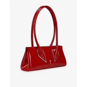 CHRISTIAN LOUBOUTIN Venus Baguette Patent Leather Shoulder Bag - Empire