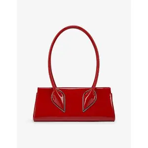 CHRISTIAN LOUBOUTIN Venus Baguette Patent Leather Shoulder Bag - Empire