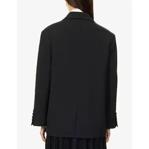 ME+EM Oversized Tux Wool-blend Blazer