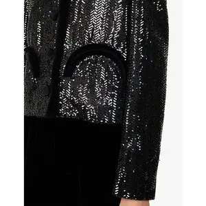 BLAZÉ MILANO All About You Sequinned Bolero Jacket