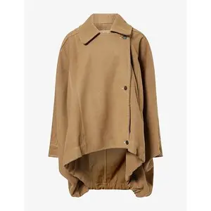 UMA WANG Kew Oversized Wool-blend Jacket - Tan