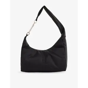 Rick Owens Gemini Small Woven Shoulder Bag - Black
