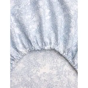 YVES DELORME Lande Cotton Fitted Sheet