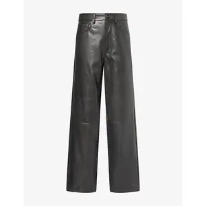 ROHE FRAMES Bruun Wide-leg Leather Trousers