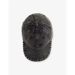 Carhartt Work In Progress Lambert Logo-embroidered Cotton Baseball Cap - Black
