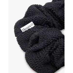 Hunza G Giant Seersucker Stretch-woven Scrunchie