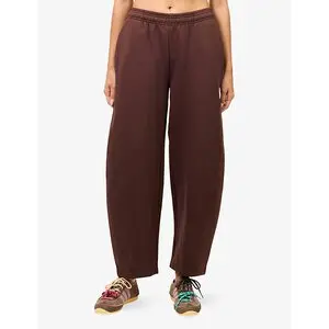 ADANOLA Logo-plaque Barrel-leg Cotton Jogging Bottoms