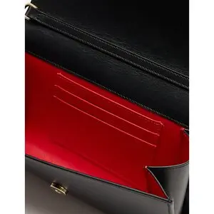 CHRISTIAN LOUBOUTIN Bettina Leather Wallet-on-chain - Black