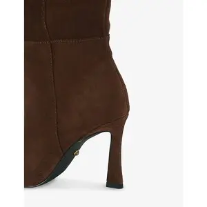 Kurt Geiger Candy Knee Suede Heeled Knee-high Boots
