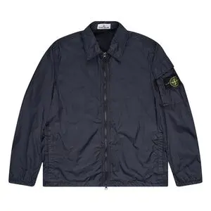 Stone Island Dyed Crinkle Reps Overshirt 'navy - Blue