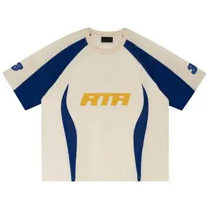 RtA Fusion Fonda T-shirt 'bone/navy