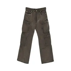 Rick Owens Double Cargo Denim Jeans 'dust