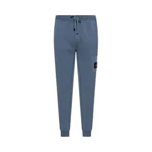 Stone Island Logo Sweatpants 'dark - Blue