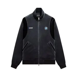 Kith For Bmw Velvet Rui Track Jacket 'react - Black