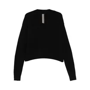 Rick Owens Tommy Neck Maglia - Black