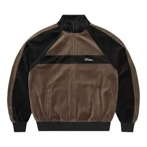 CORTEIZ Pista Velour Track Jacket /brown