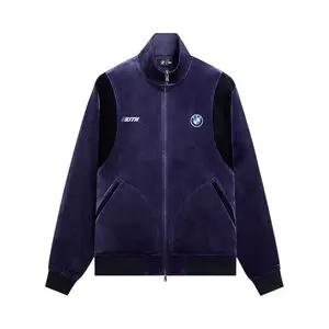 Kith For Bmw Velvet Rui Track Jacket 'techno Violet