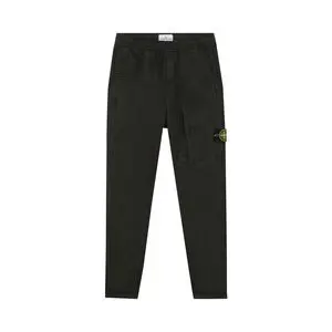 Stone Island Compass-badge Tapered Leg Trousers - Black