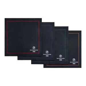 Kith For Bmw Pack Of 4 Microfiber Towels - Black