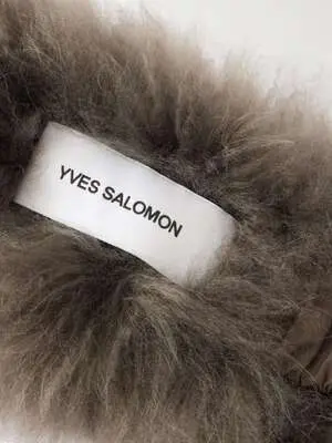 YVES SALOMON Shearling Headband