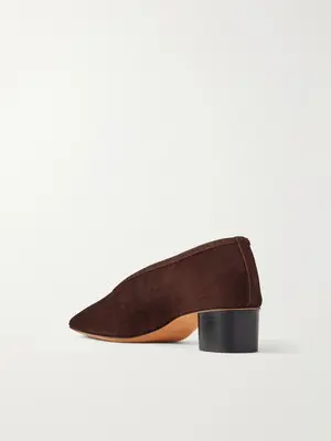 Le Monde Beryl Luna Suede Pumps - Brown