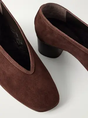 Le Monde Beryl Luna Suede Pumps - Brown