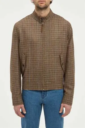 Gabriela Hearst Graham Jacket In Wool Silk Houndstooth