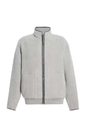 Gabriela Hearst August Jacket In Recycled Cashmere Boucle - Grey