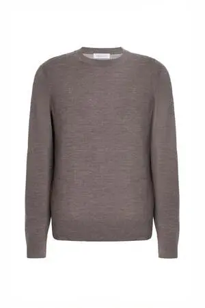 Gabriela Hearst Palco Knit Sweater In Merino Wool - Walnut