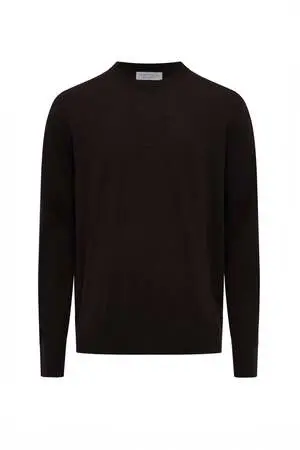 Gabriela Hearst Palco Knit Sweater In Merino Wool - Chocolate