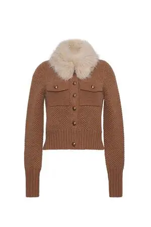 Cara Cara Kodiak Cardigan - Rust Heather