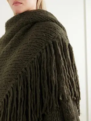Gabriela Hearst Lauren Fringed Cashmere Wrap