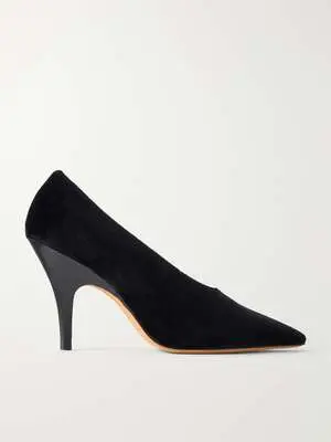Le Monde Beryl Petra Cotton-velvet Pumps