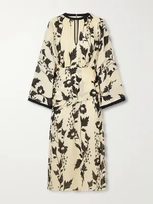 Johanna Ortiz Floral-print Silk-georgette Maxi Dress
