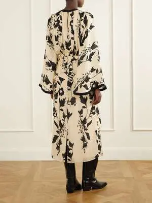 Johanna Ortiz Floral-print Silk-georgette Maxi Dress