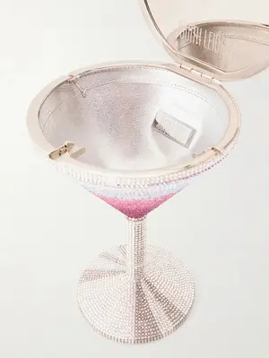 Judith Leiber Cosmopolitan Crystal-embellished Clutch