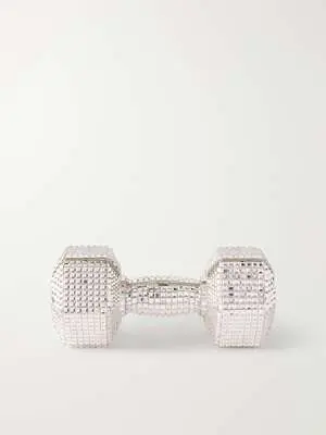 Judith Leiber Disco Crystal-embellished -tone Clutch