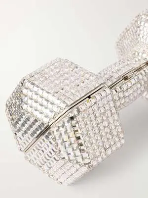 Judith Leiber Disco Crystal-embellished -tone Clutch