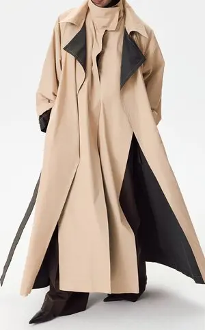 DI STAVNITSER Double Cotton-blend Trench Coat - Pink