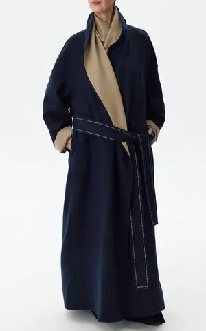 DI STAVNITSER The Embrace Cashmere-silk Coat