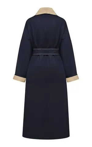 DI STAVNITSER The Embrace Cashmere-silk Coat