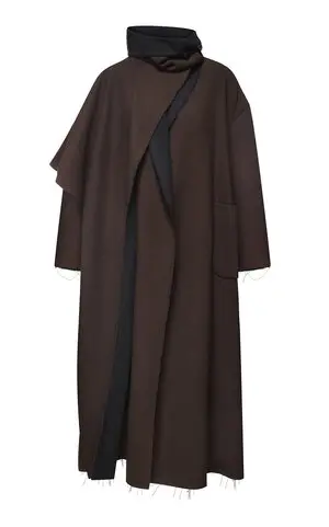 DI STAVNITSER Diana Wool-blend Coat - Brown