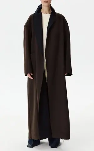DI STAVNITSER Diana Wool-blend Coat - Brown
