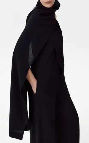 DI STAVNITSER Asymmetry Wool Jumpsuit