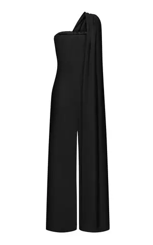 DI STAVNITSER Asymmetry Wool Jumpsuit