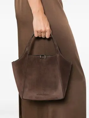 Brunello Cucinelli Leather Handbag - Brown