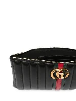 Gucci Gg Marmont Leather Pouch