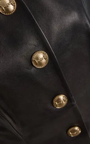Cara Cara Dodie Lamb Leather Blazer