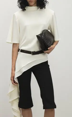 Arakii High-waisted Capri Pants
